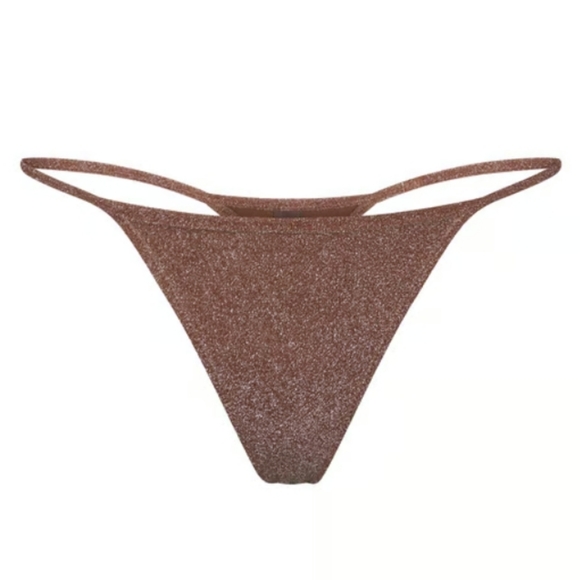 SKIMS | Swim | Skims Swim Glitter Swim String Thong | Poshmark
